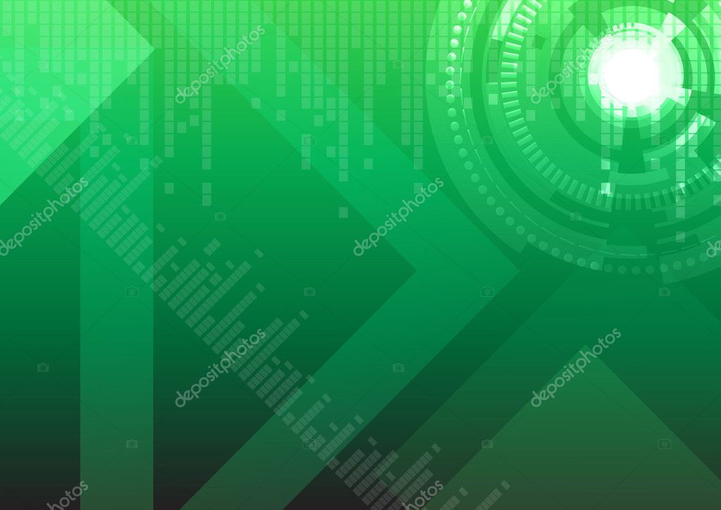 Green High Tech Wallpaper