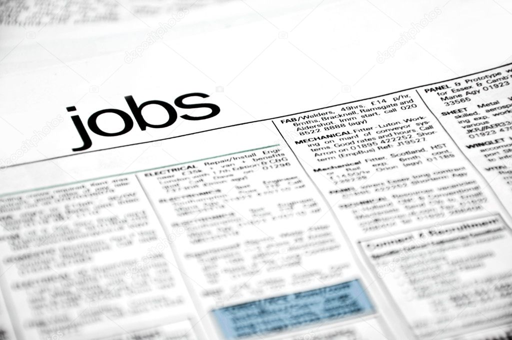 Jobs newspaper page — Stock Photo © fuzzbones #4515081
