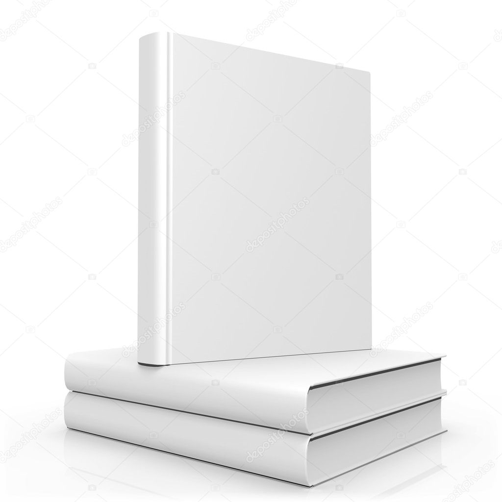 Blank Empty 3d Book Cover — Stock Photo © OxfordSquare #4577553