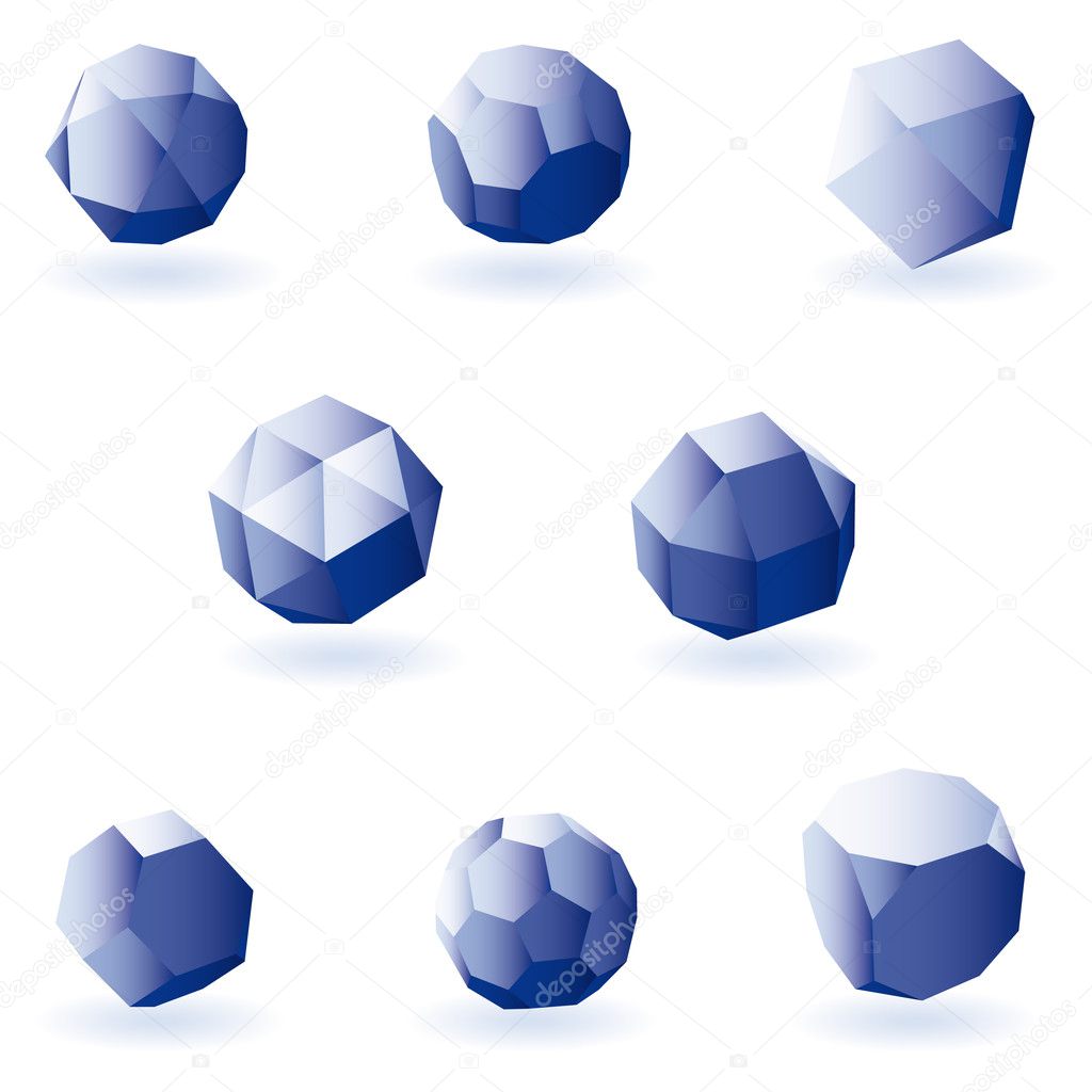 Abstract 3d geometric vector — Stock Vector © alvaroc #4570580