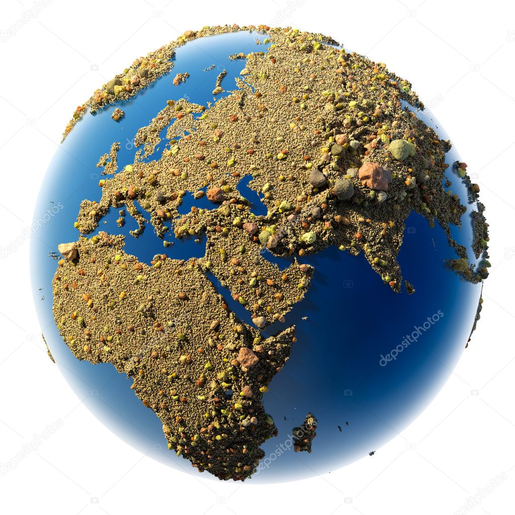 Sandy Planet Earth Stock Photo by ©Antartis 4361736
