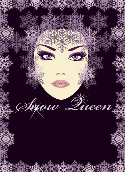 Snow queen background Vector Art Stock Images | Depositphotos