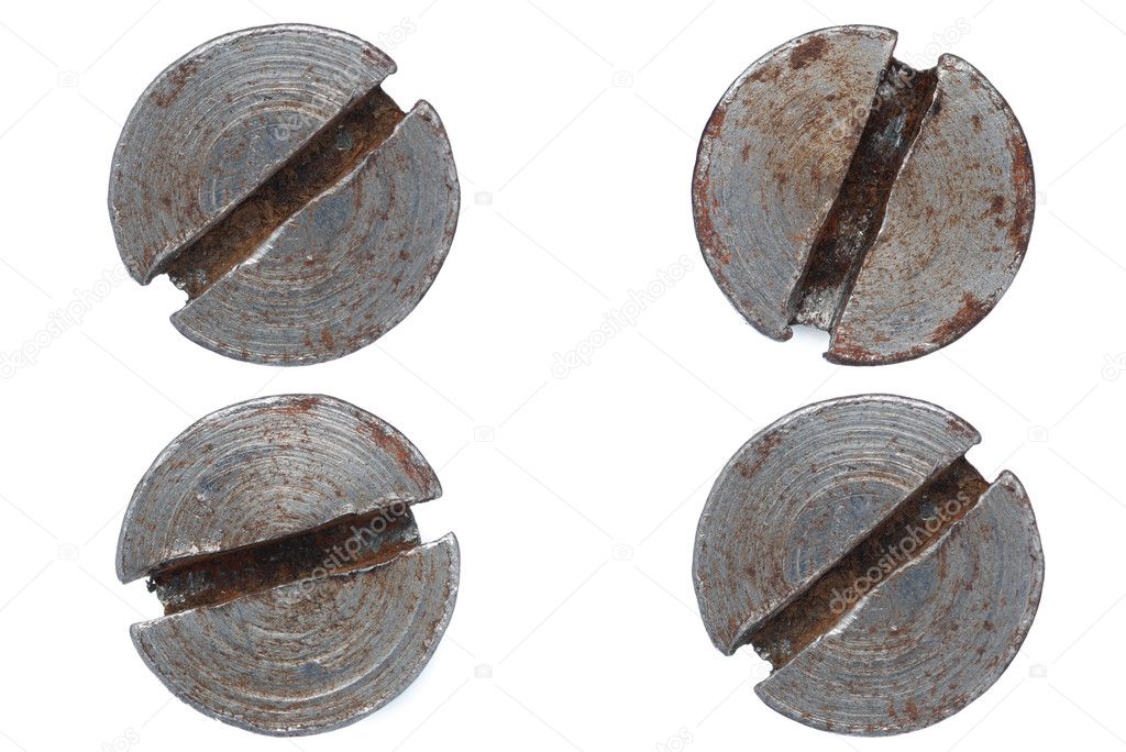 Screw heads — Stock Photo © Gjermund #5325271