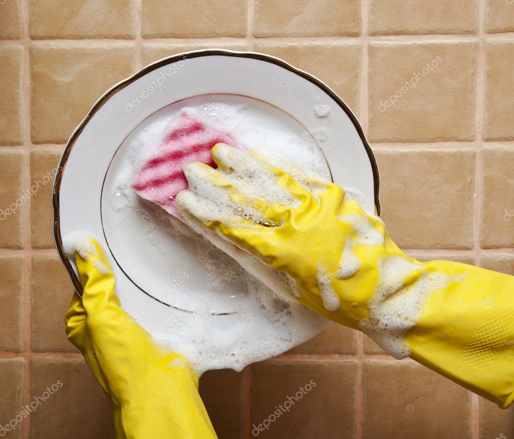 Washing plate — Stock Photo © inxti74 #4714568