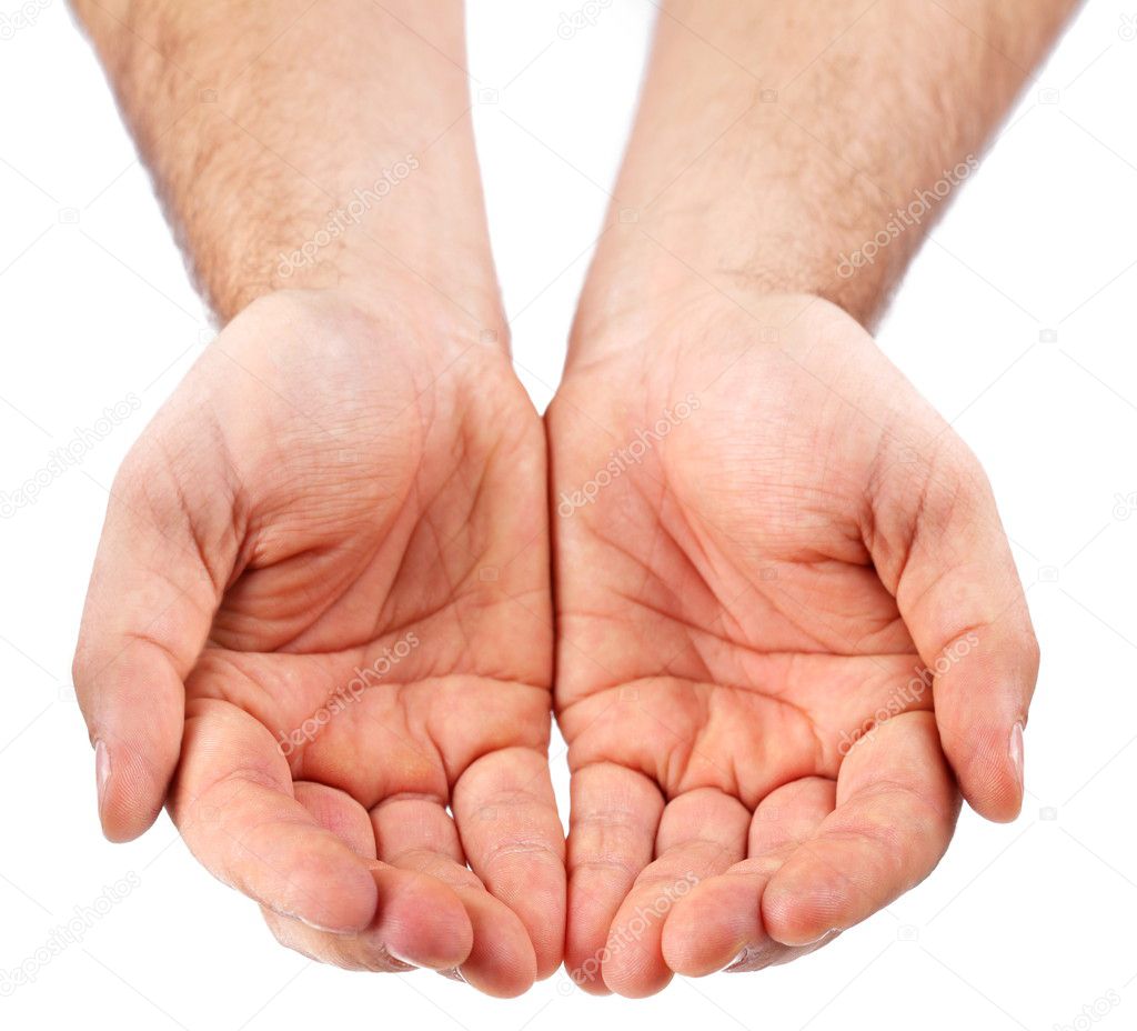 Empty open palms. — Stock Photo © Valentyn_Volkov #4225702