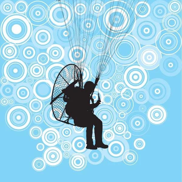 ᐈ Paramotor stock vectors, Royalty Free paraglider motor illustrations ...