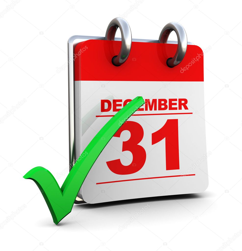 Calendar and tick — Stock Photo © mmaxer #3953502