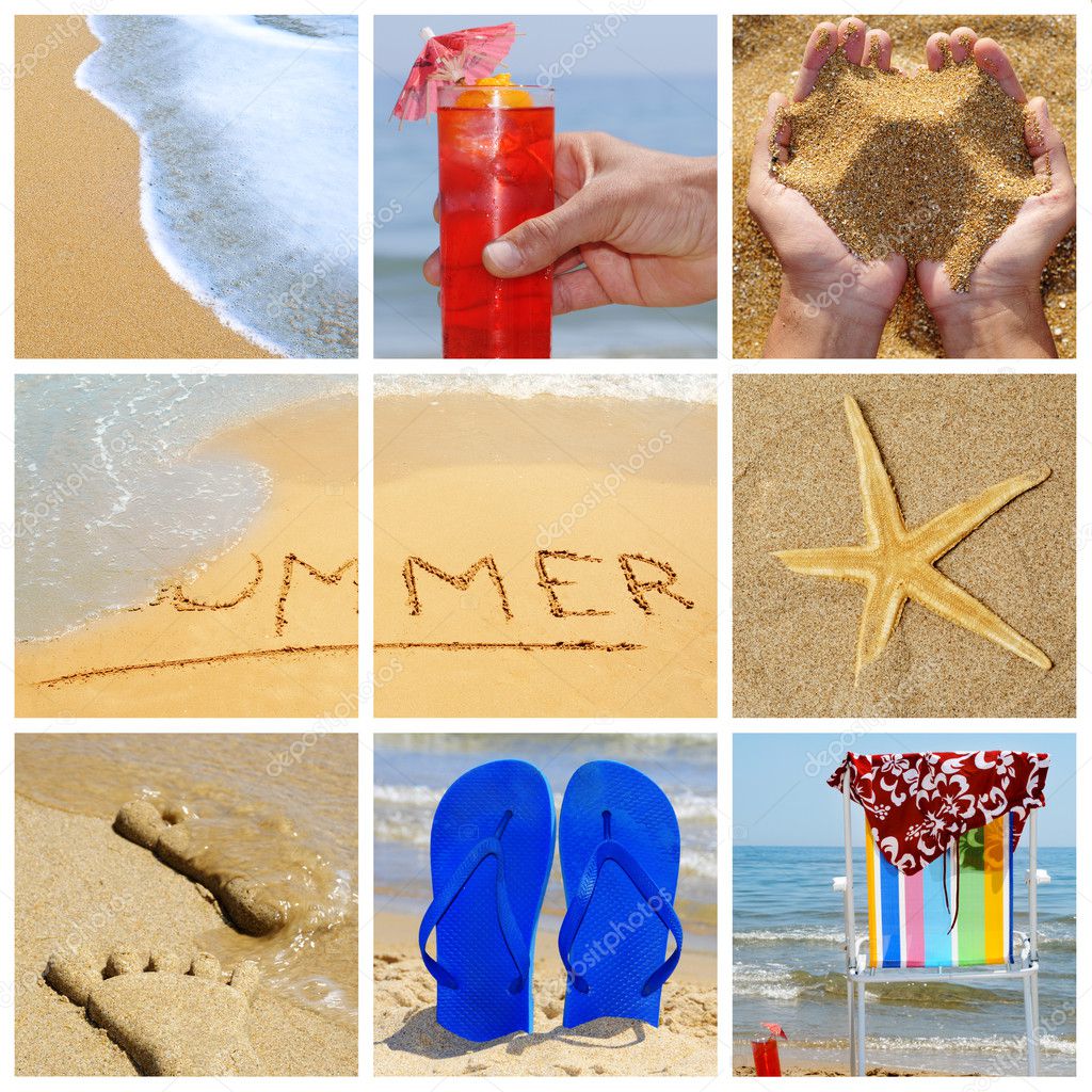 Summer collage — Stock Photo © nito103 #4278631