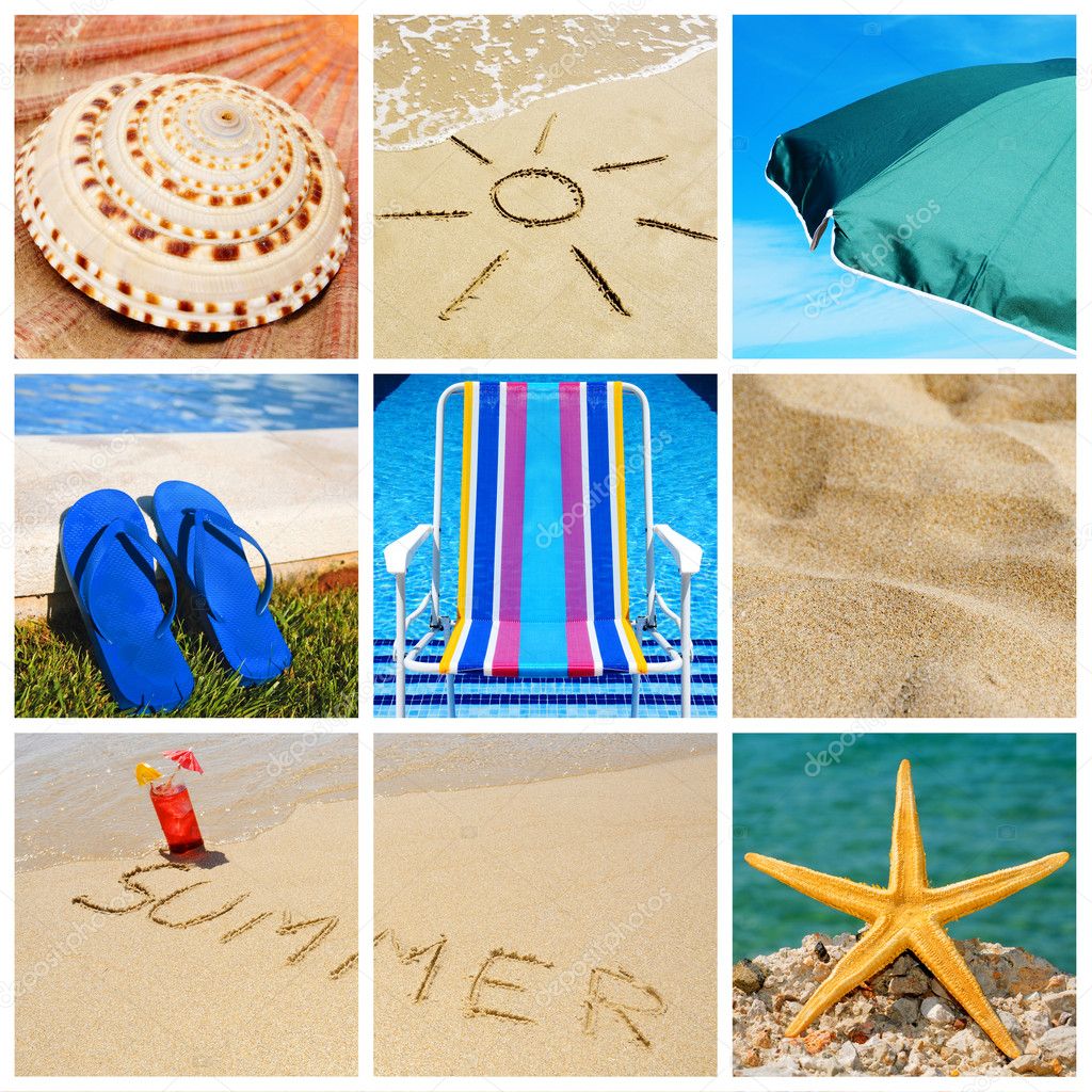 Summer collage — Stock Photo © nito103 #4361739