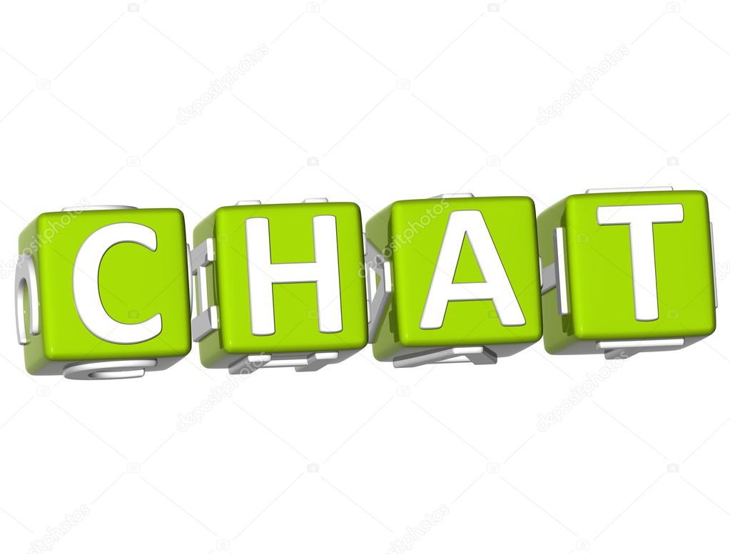 Chat Cube text — Stock Photo © Curioso_Travel_Photography #5272460