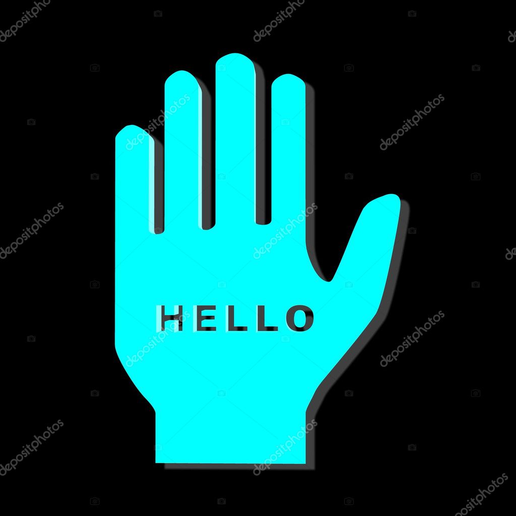 Hello sign — Stock Photo © Tanya_Bell #5298461