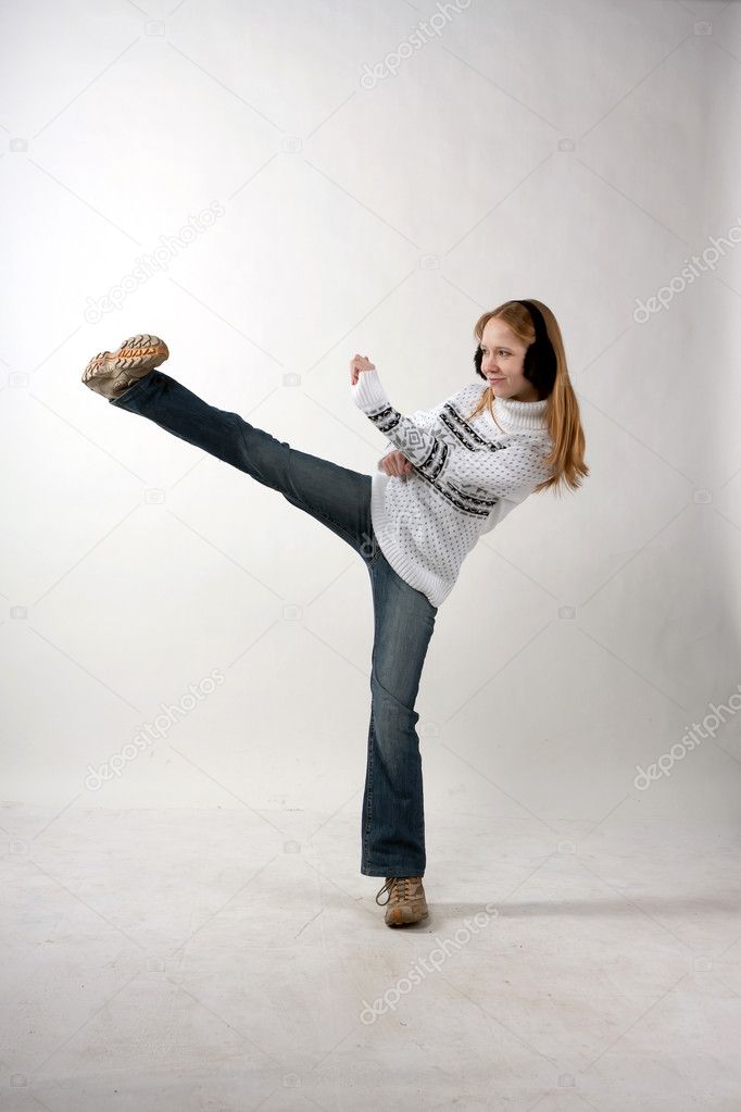 Kicking — Stock Photo © smelnikovs #4750617