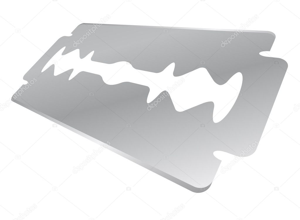 Razor blade — Stock Vector © unkreatives #5272923