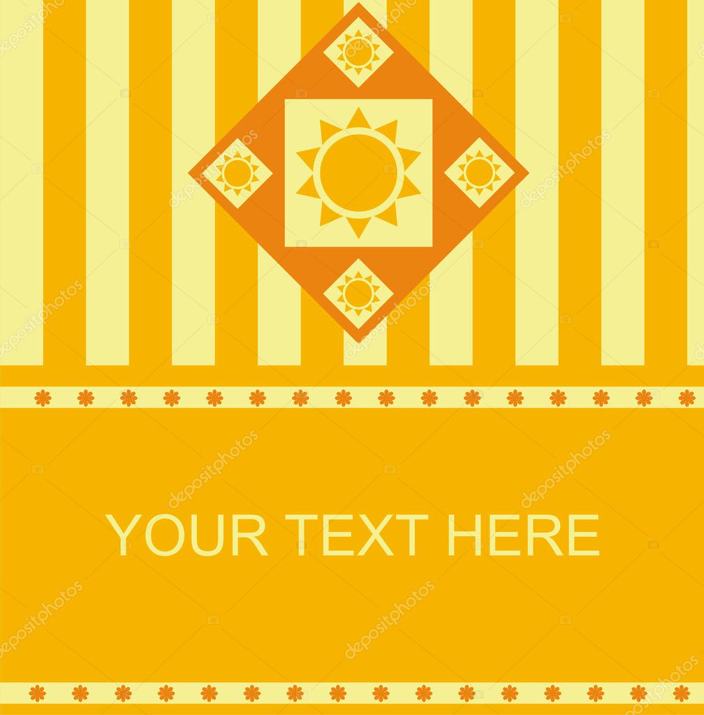 Sun frame Stock Vector by ©isabelle 4199041