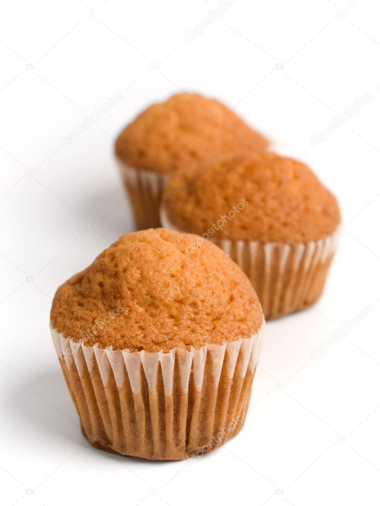 Three muffins — Stock Photo © antonprado #3991841