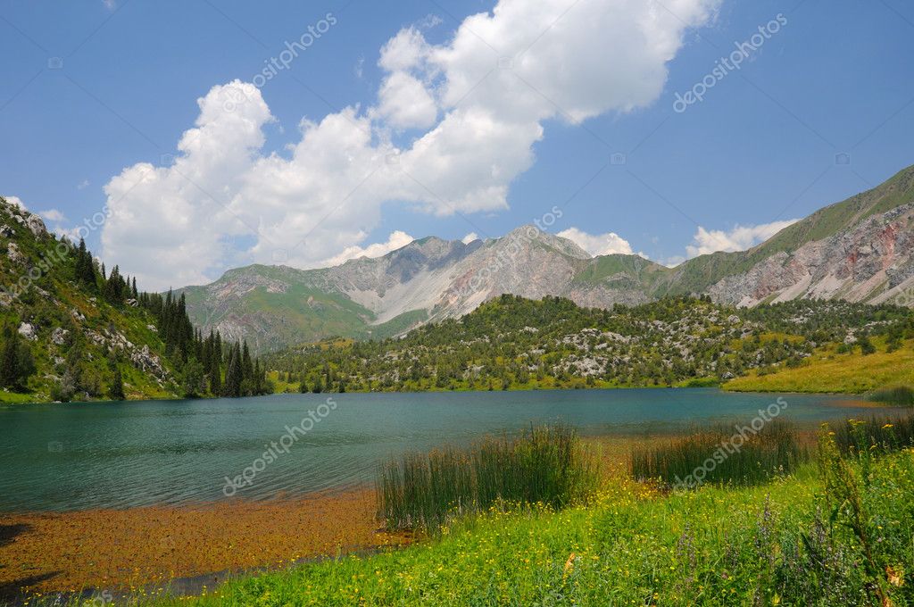 Colorful Sary-Chelek Lake Stock Photo by ©Djusha 4153506