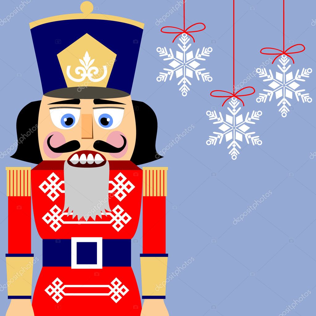 Nutcracker background — Stock Vector © ElaKwasniewski #4421169