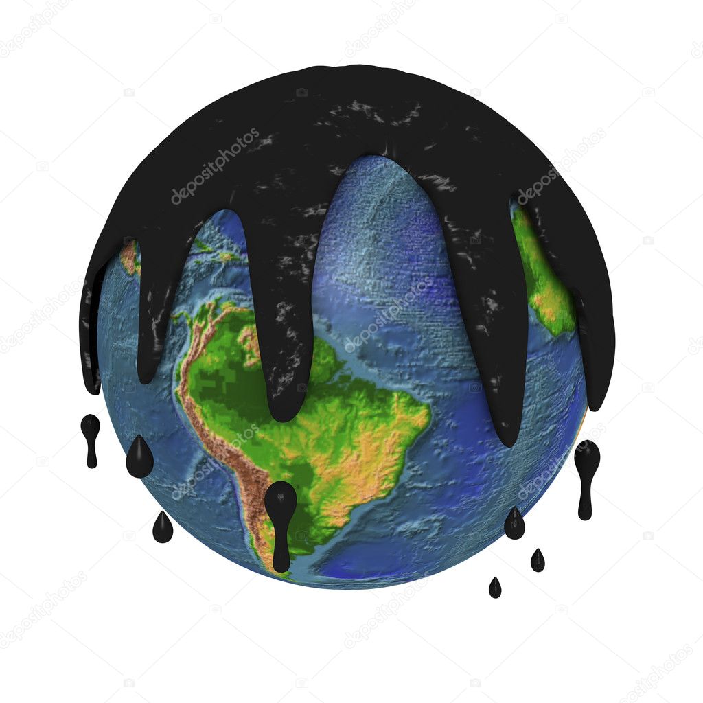 Polluted planet earth — Stock Photo © lucadp #4004678