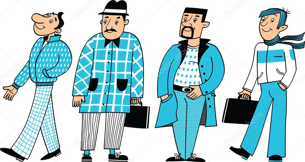 Four Queen Cartoon Characters Vector Stock Illustration