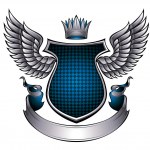 Classic style winged emblem. Stock Vector Image by ©Ostapius #5240250