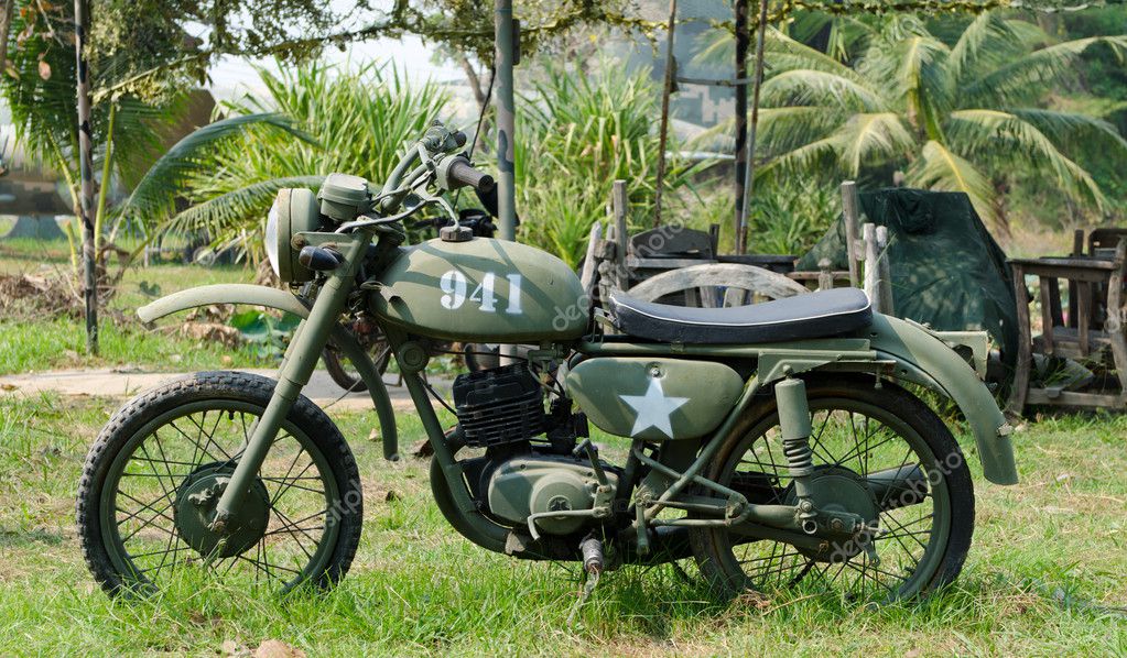Old military motorbike — Stock Photo © kaphotokevm1 #4922442