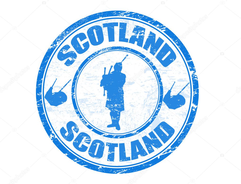 Scotland stamp — Stock Vector © roxanabalint #4152717