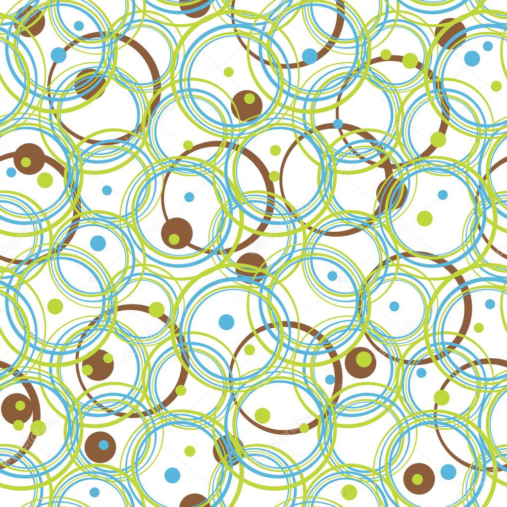 Seamless circle pattern — Stock Vector © TomArt #4019640