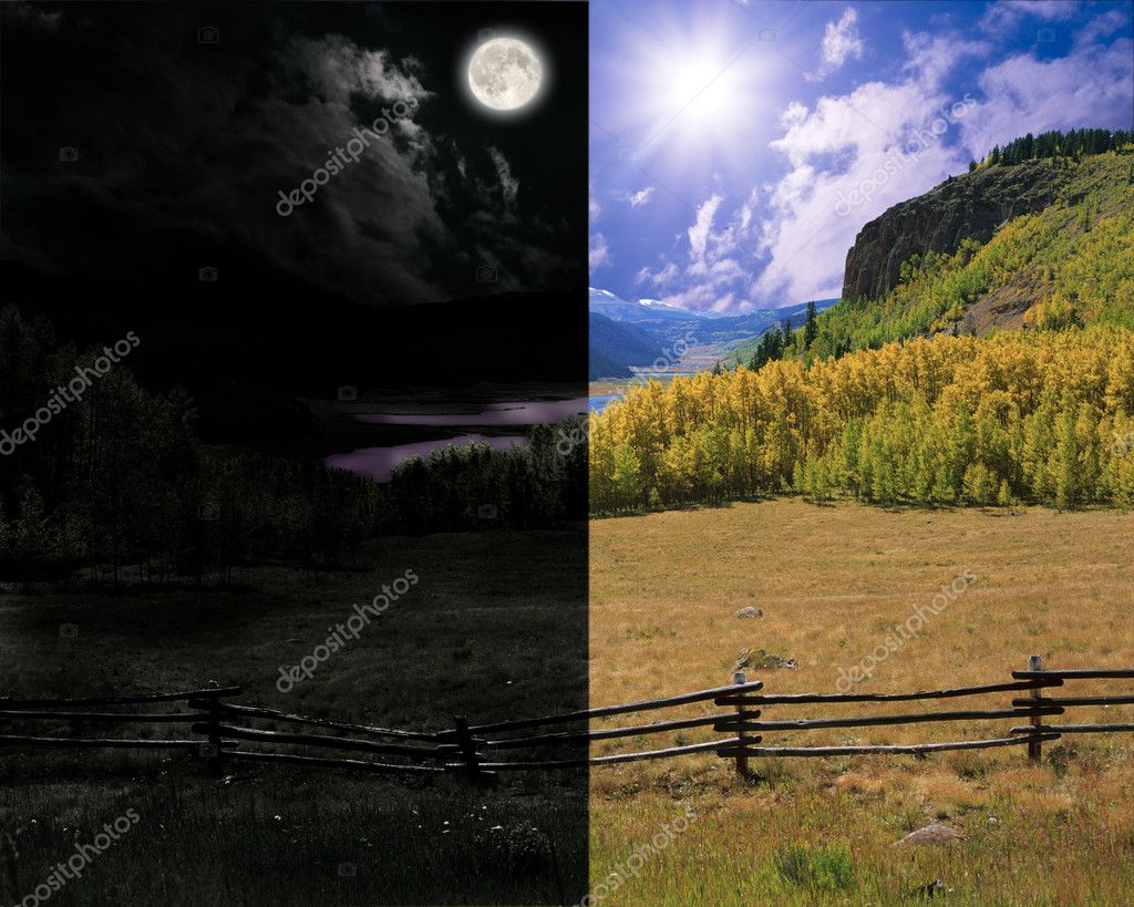 DAY NIGHT — Stock Photo © studioDG #5354515