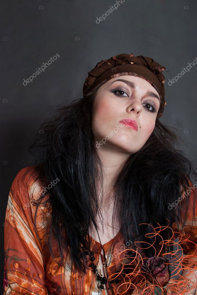 Gypsy woman — Stock Photo © ctermit #4860939