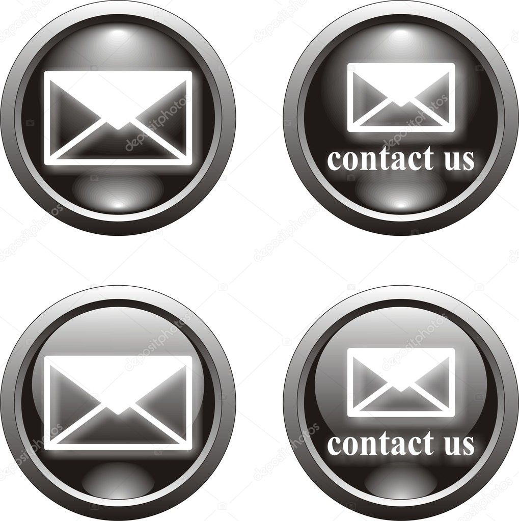 Black Email Icon Stock Vector by ©svtrotof 4817840