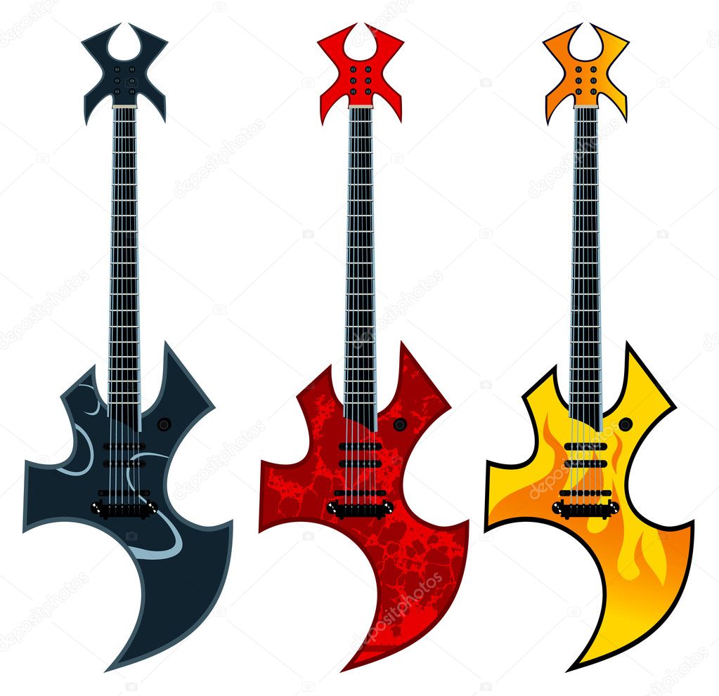 Rock Guitar — Stock Vector © YurikswO #4546594