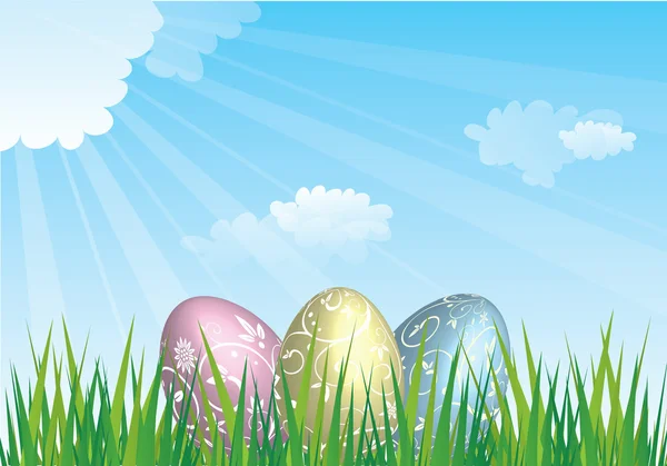 Easter festive background Vector Art Stock Images | Depositphotos