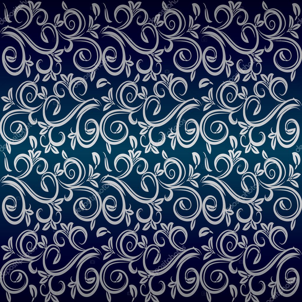 Vector seamless wallpaper pattern — Stock Vector © Azazelka #4278797