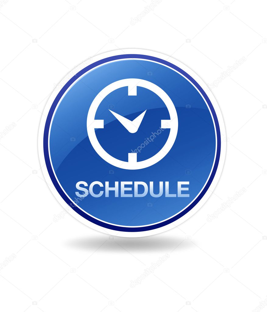 Schedule Icon — Stock Photo © kbuntu #4791998