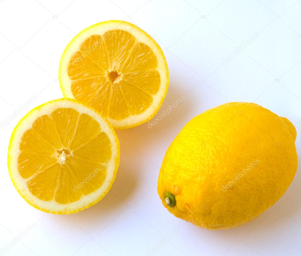 A lemon cut — Stock Photo © Ambrophoto #4995823