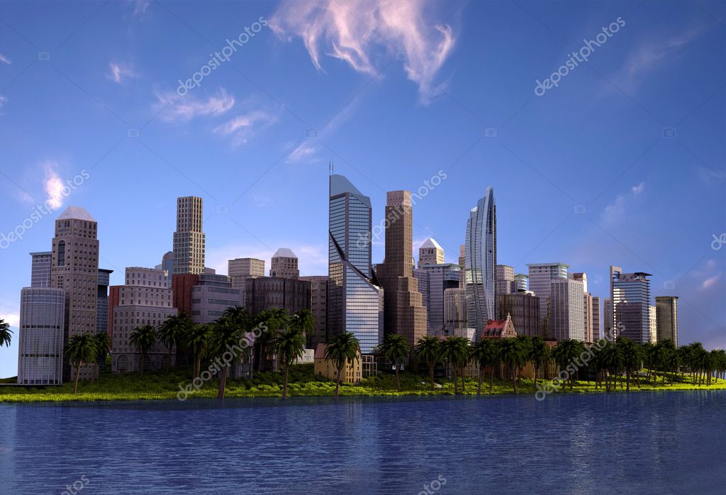 Modern city — Stock Photo © Iurii #4645347