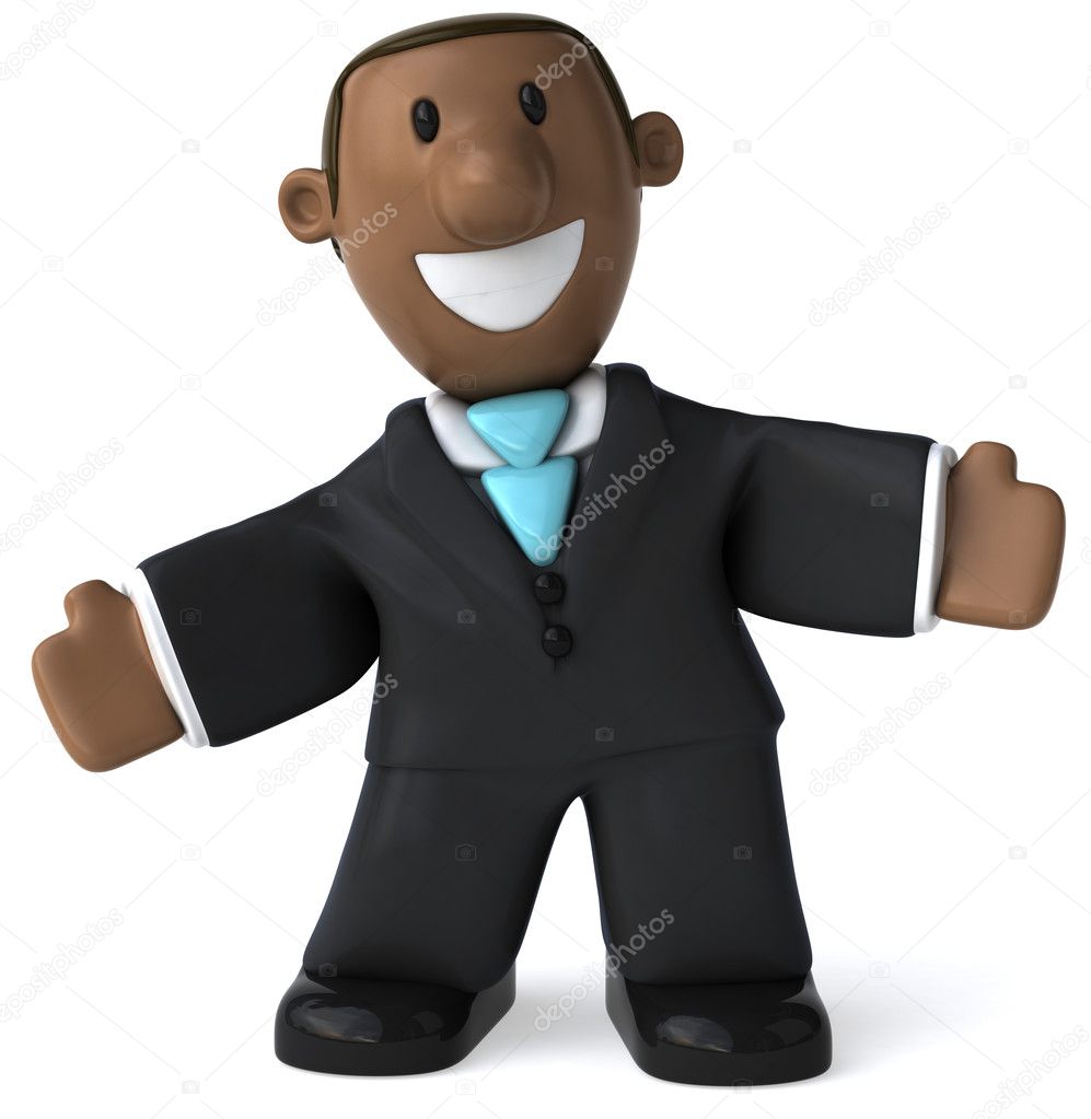 Business man 3d illustration Stock Illustration by ©julos #4363446