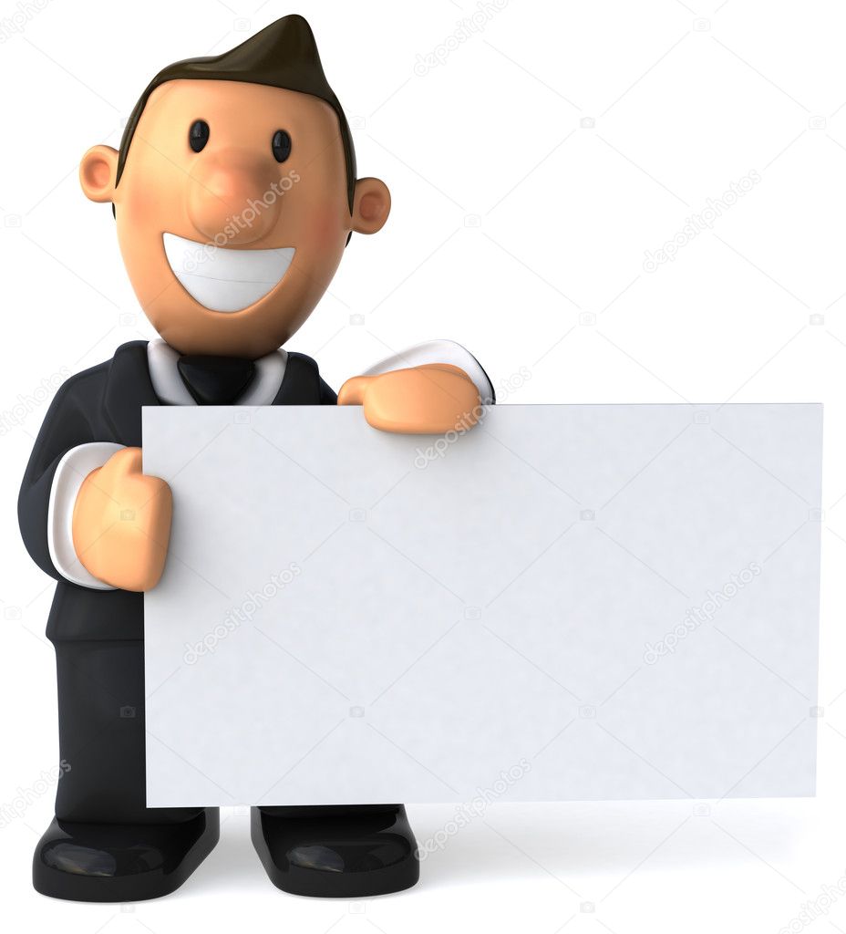 Business man 3d illustration — Stock Photo © julos #4363851 Business man 3d illustration — Stock Photo © julos #4363851