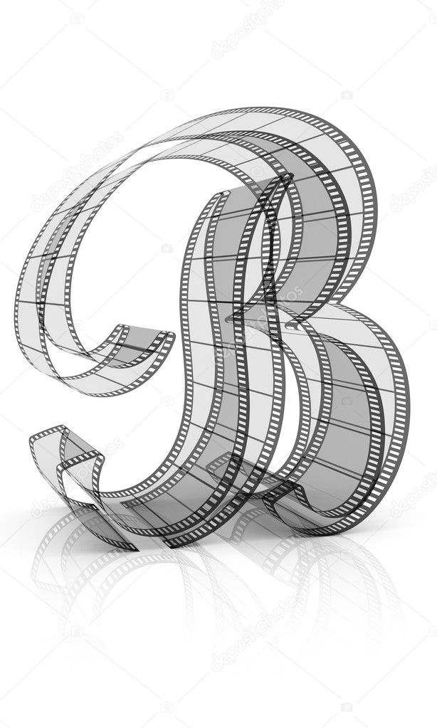 The Alphabet From A Film Stock Illustration by ©Ijalin #4663485