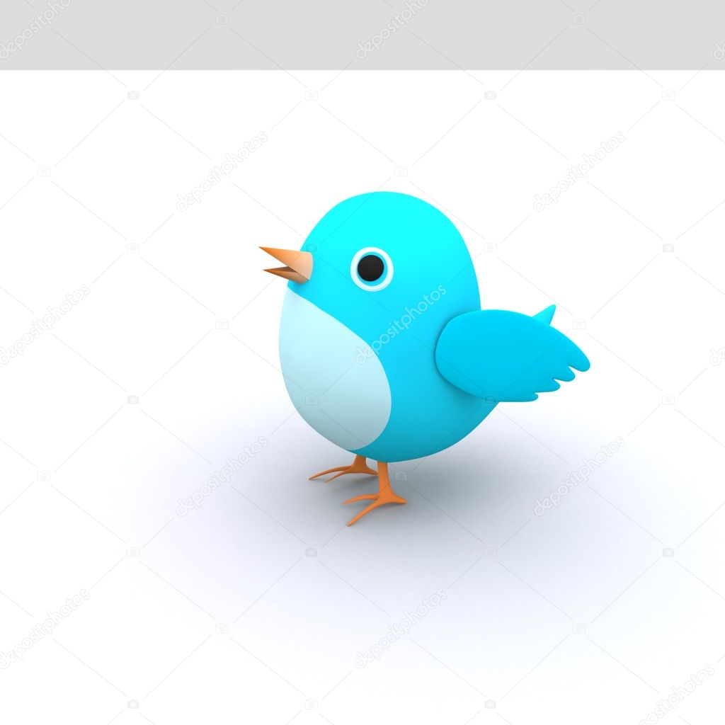 Cute 3d Tweety Bird Stock Illustration by ©baavli #5242974