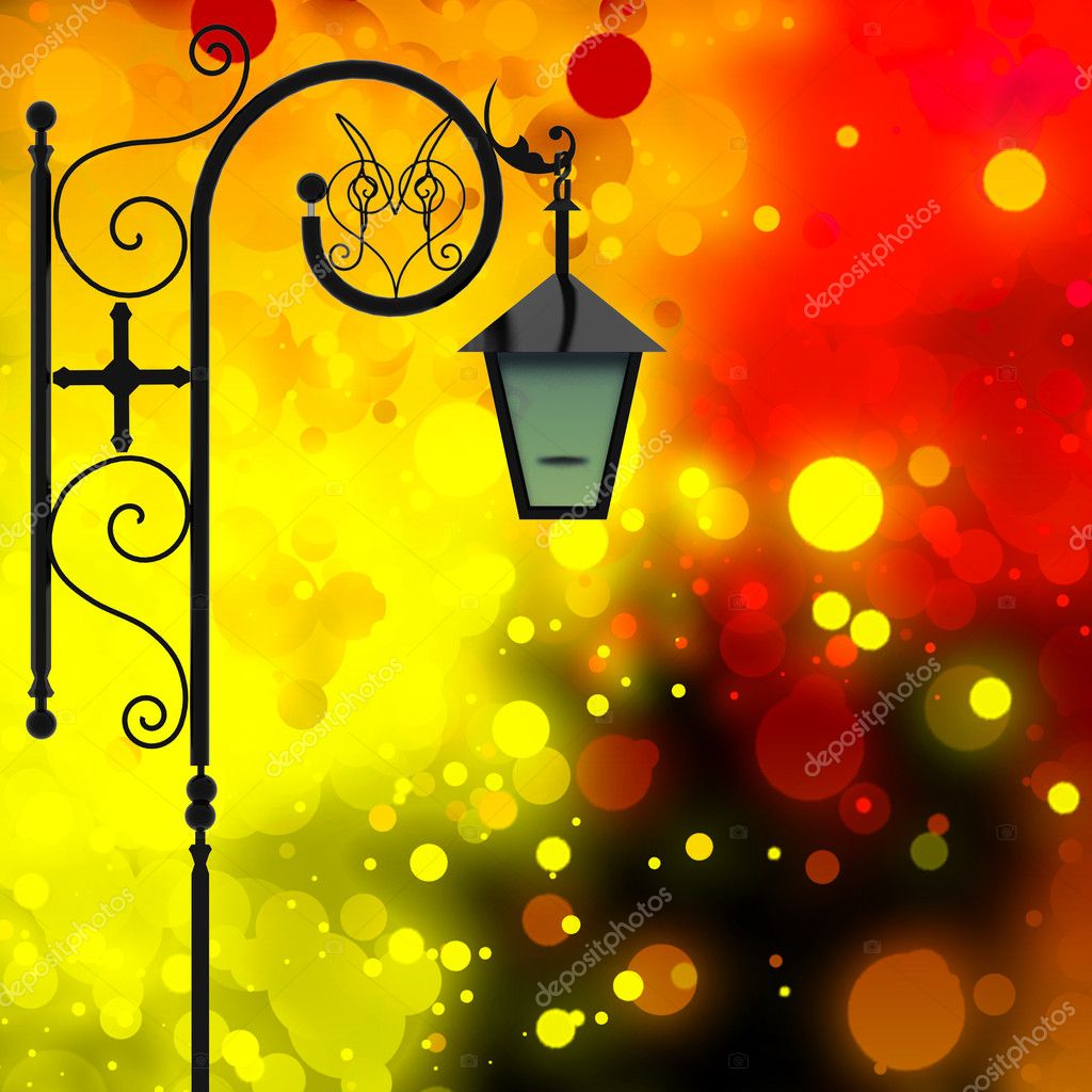 Beautiful Sparkle Stylish Street Light — Stock Photo © baavli #5267408