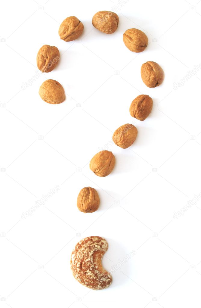 Nuts question mark Stock Photo by ©redwine2001 5172169