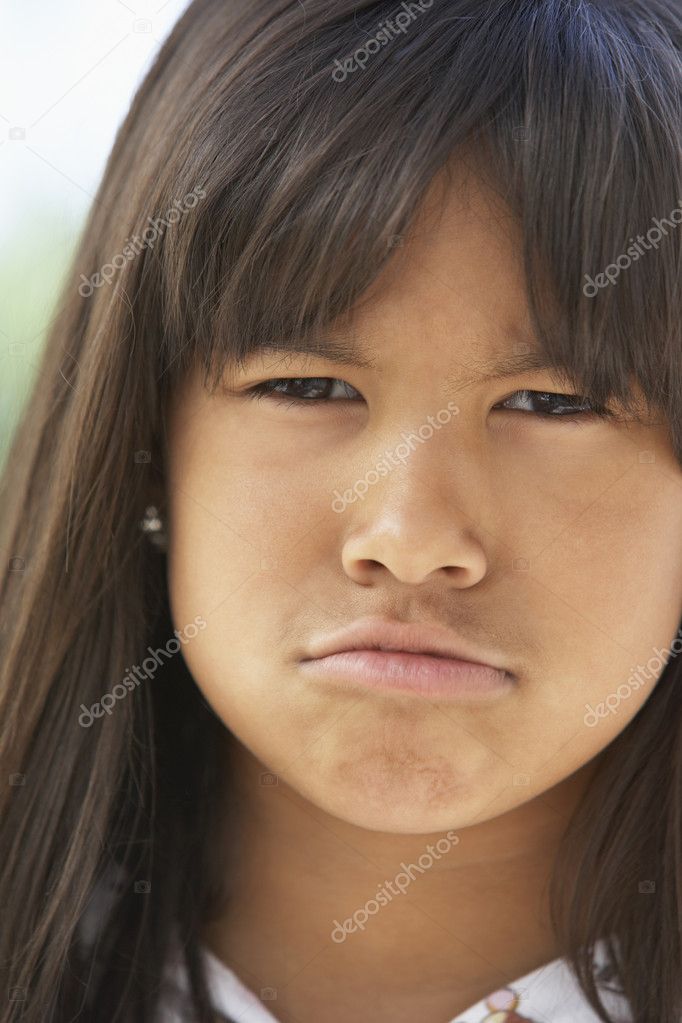Portrait Of Girl Pouting — Stock Photo © monkeybusiness #4787709 Portrait Of Girl Pouting — Stock Photo © monkeybusiness #4787709