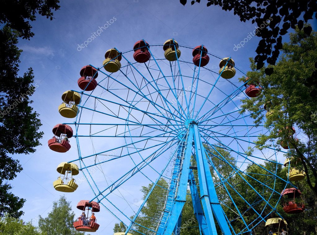 Ferris wheel rotation — Stock Photo © Wisky #4819100