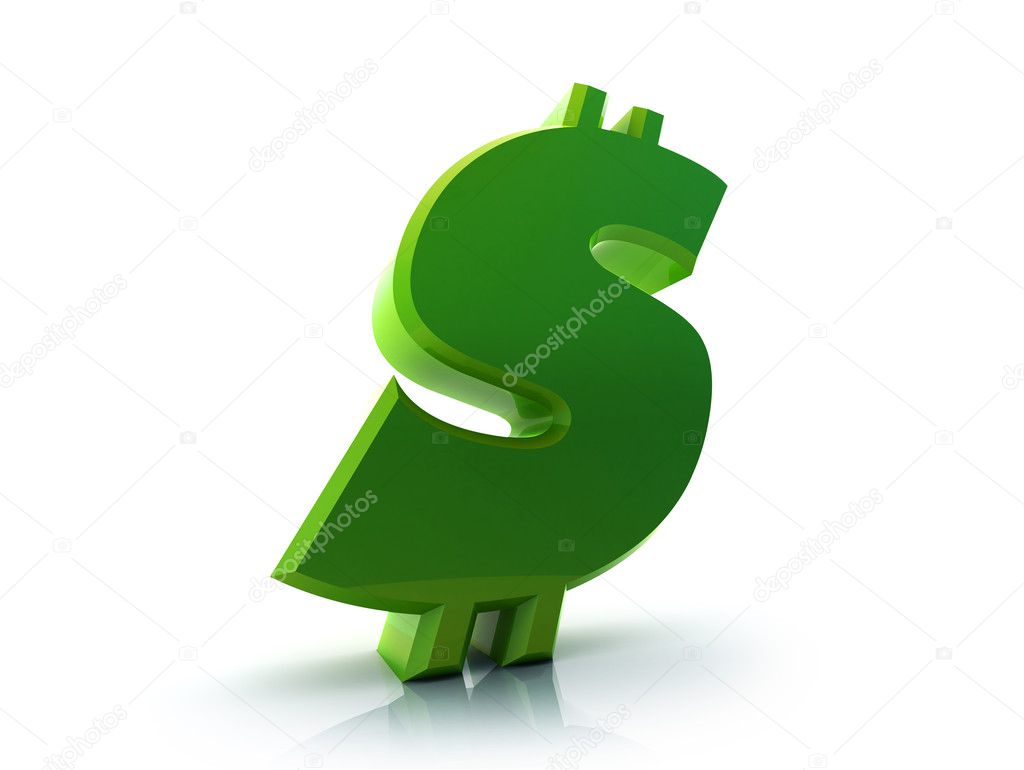 Fancy dollar sign | Dollar sign — Stock Photo © paviems #4626626