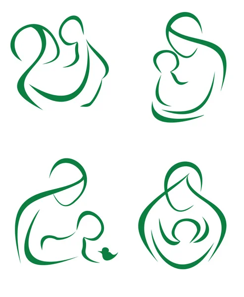 Mother and child, Symbols and Mothers on Pinterest