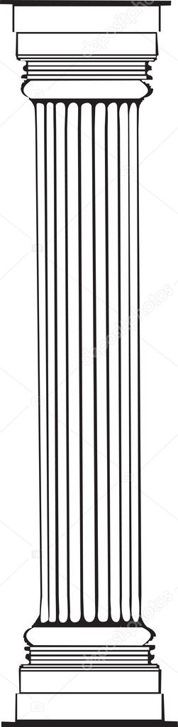 Fully Vectorized Highly Detailed Greek Column Stock Vector Image by ...
