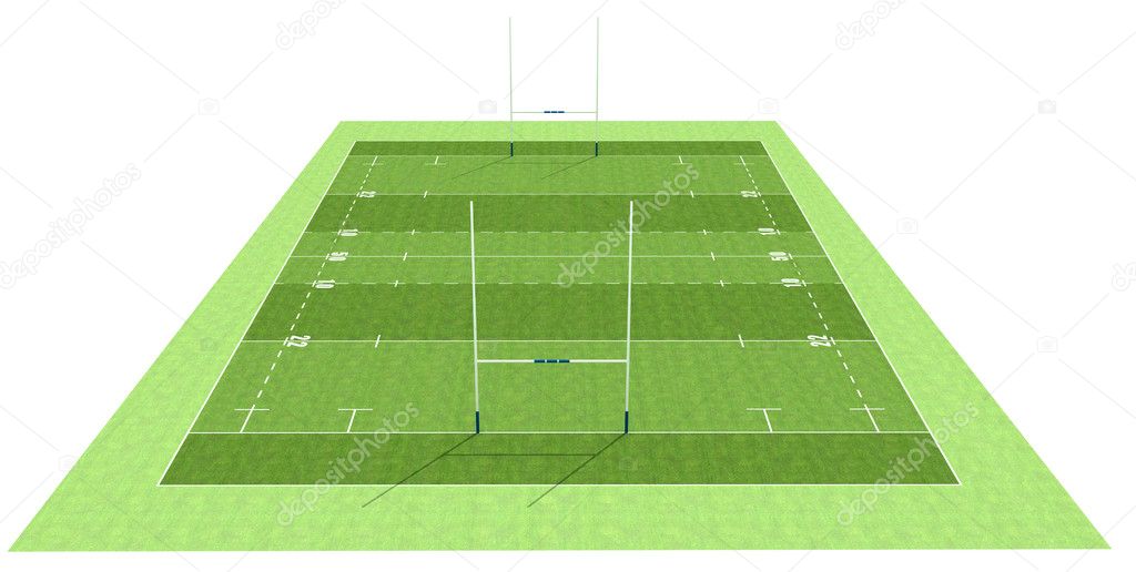 Rugby field — Stock Photo © archideaphoto #4965135
