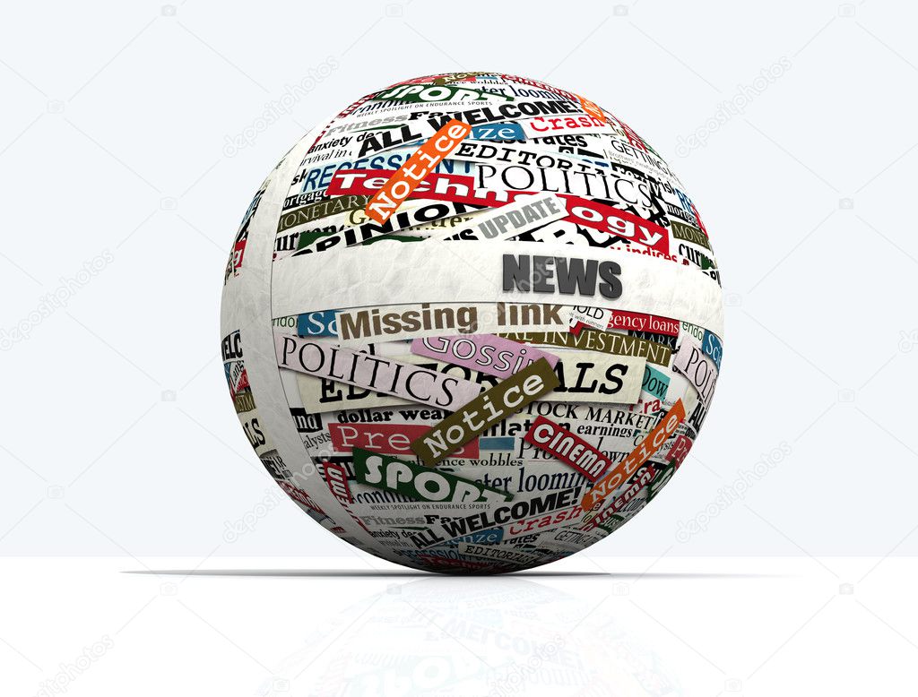 News globe — Stock Photo © archideaphoto #5019177