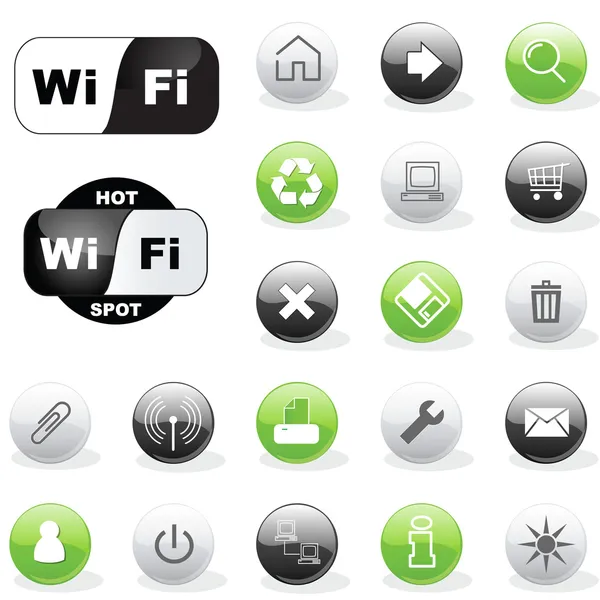 Wi-fi symbols — Stock Vector © nebojsa78 #1991876 Wi-fi symbols — Stock Vector © nebojsa78 #1991876